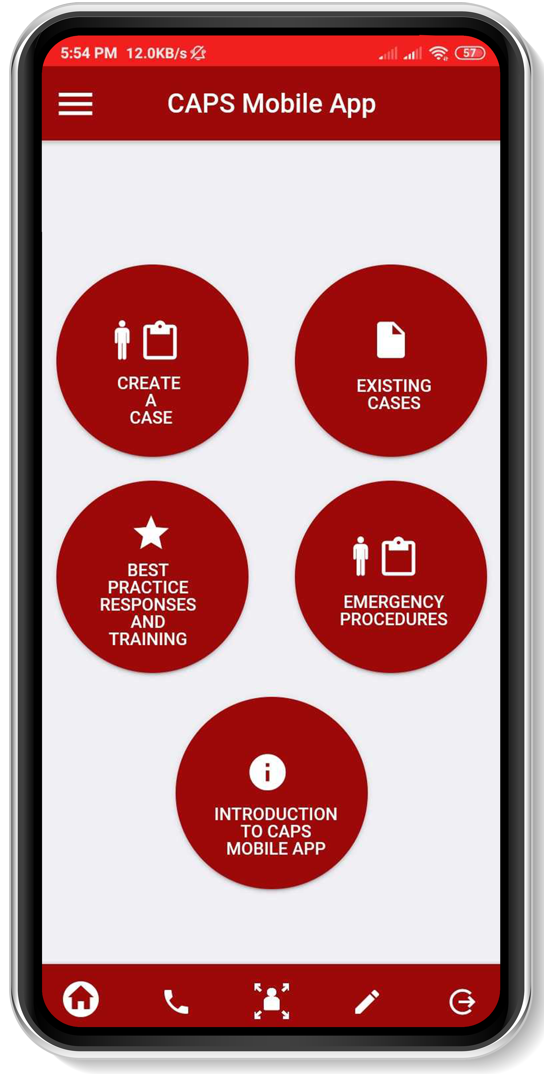 Commercial CAPS Mobile App | Center For Aggression Management